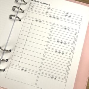 Teacher lesson planner 2024-2025 to prepare your lessons as a teacher ...