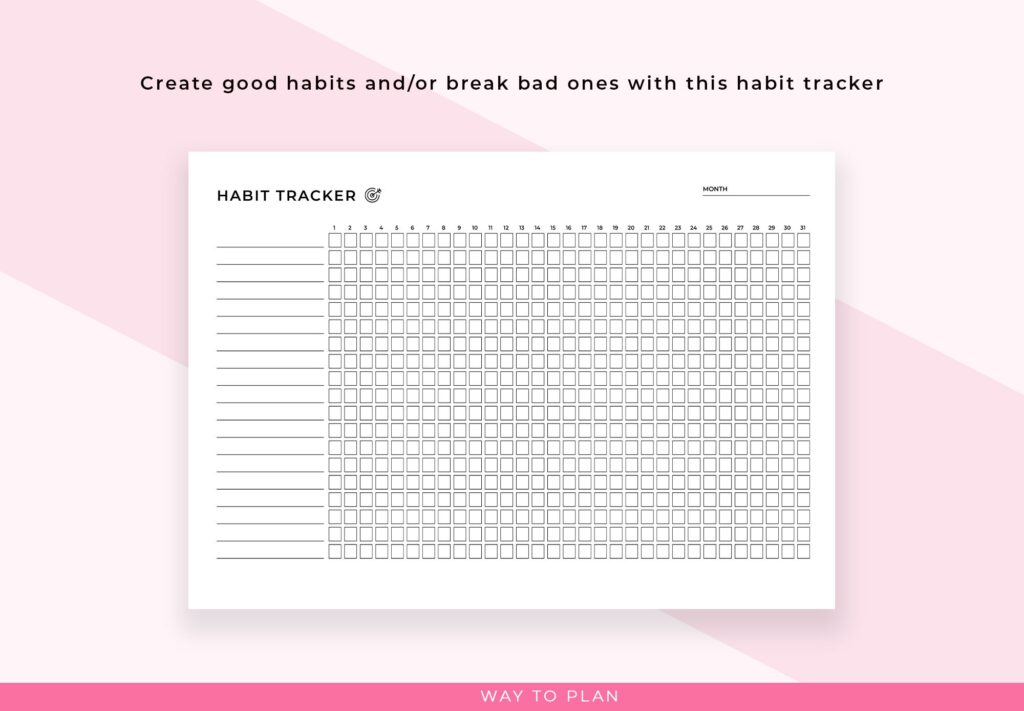 Goal planner printable to create your own goal plan and achieve it ...